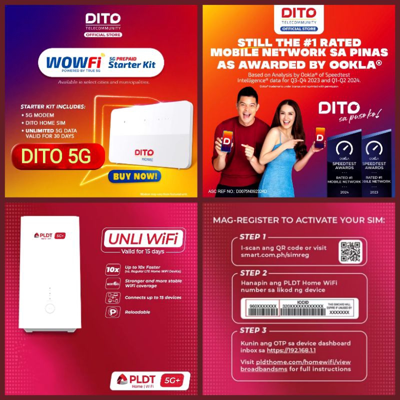 5G PLDT H153-381 / DITO H151-370 Prepaid Home Wifi | Shopee Malaysia