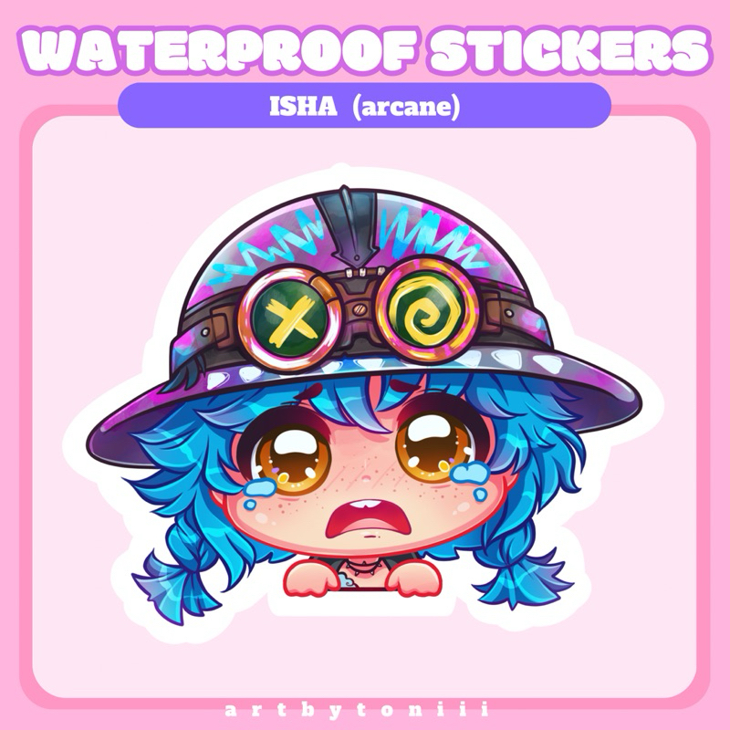 ISHA ARCANE LAPTOP | TUBLER WATERPROOF VINYL STICKER | artbytoniii ...
