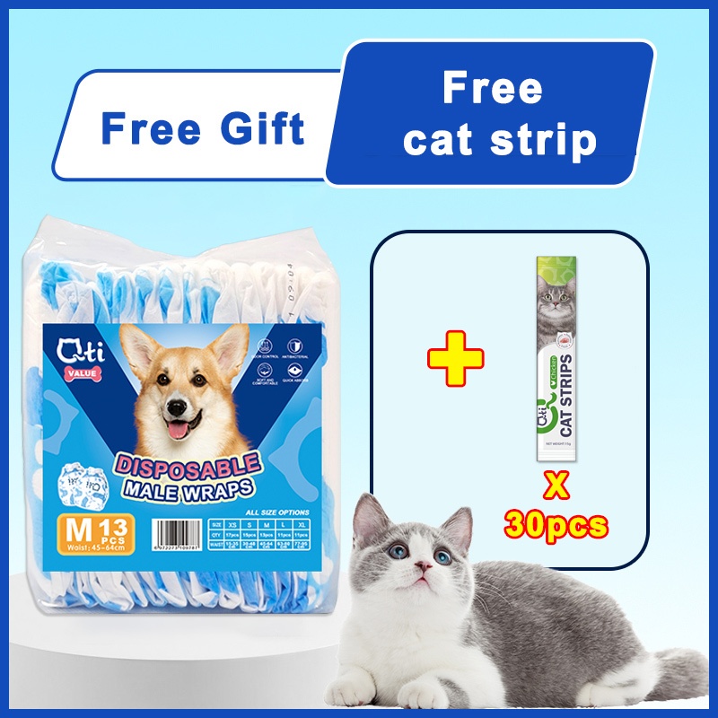 QTI Pet Store Imported Pet Diapers For Dog Female/ Male Diaper | Shopee ...