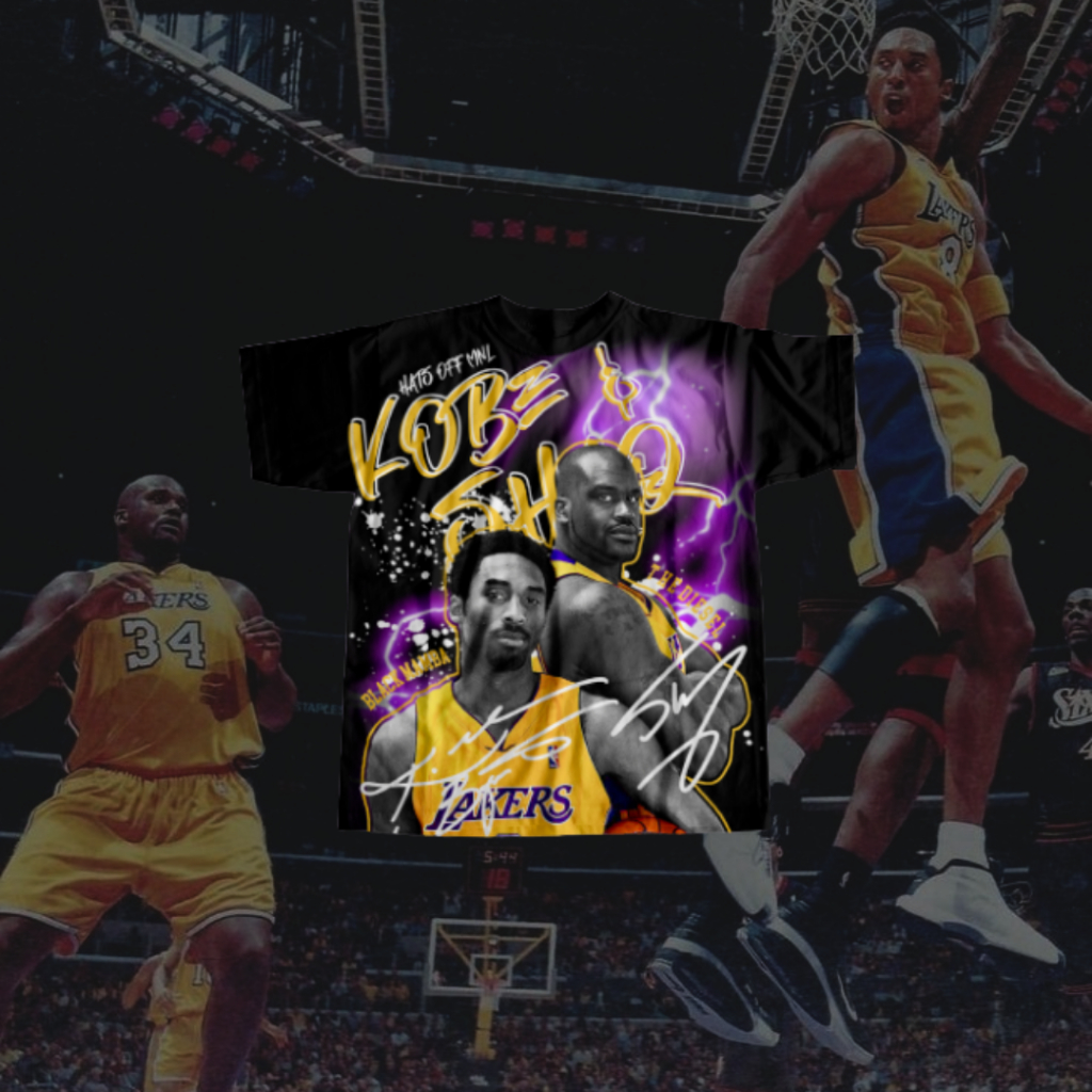 HATSOFFMNL • KOBE-SHAQ BOOTLEG TEE (2022 LAKERS COLLECTION) | Shopee ...