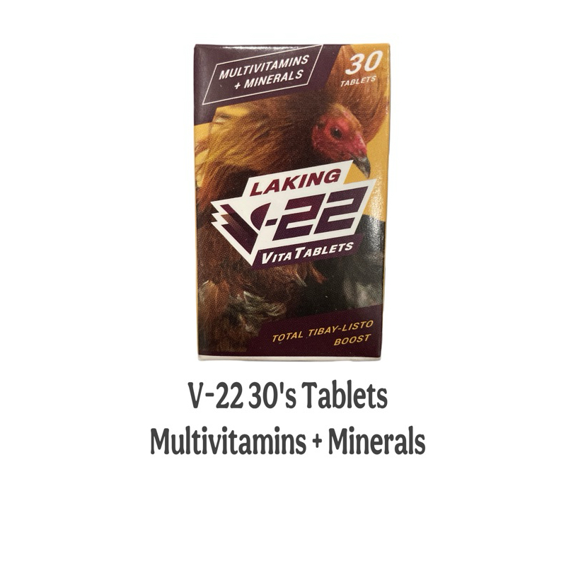 Belman V22 Multivitamins + Minerals 30 Tablets For Gamefowl Dog Cat V ...