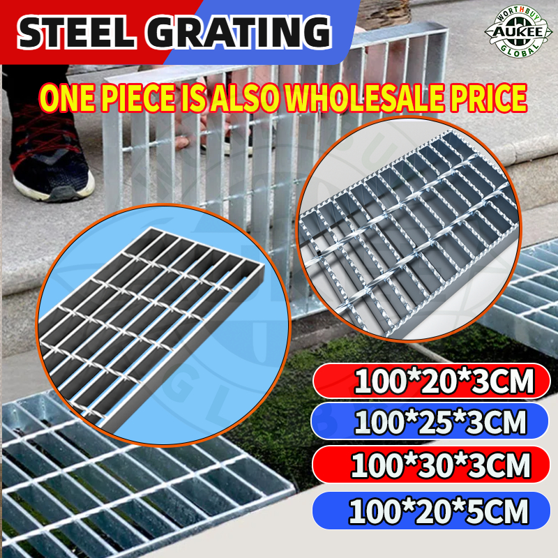 Hot-Dipped Galvanized Ditch Steel Grating Floor Drain Industrial Grate ...