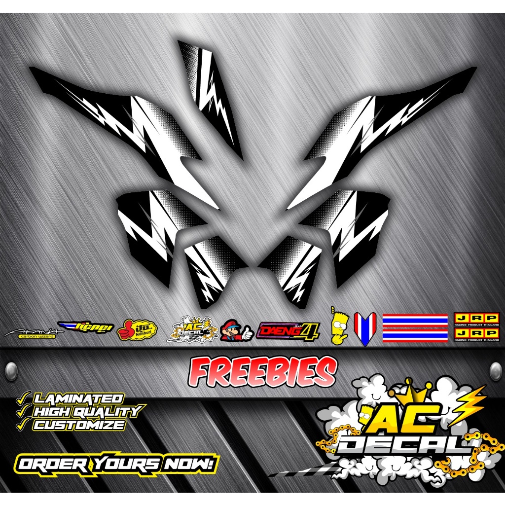 Honda Click 125i V2 Lightning Decal Customize Colors | Shopee Malaysia