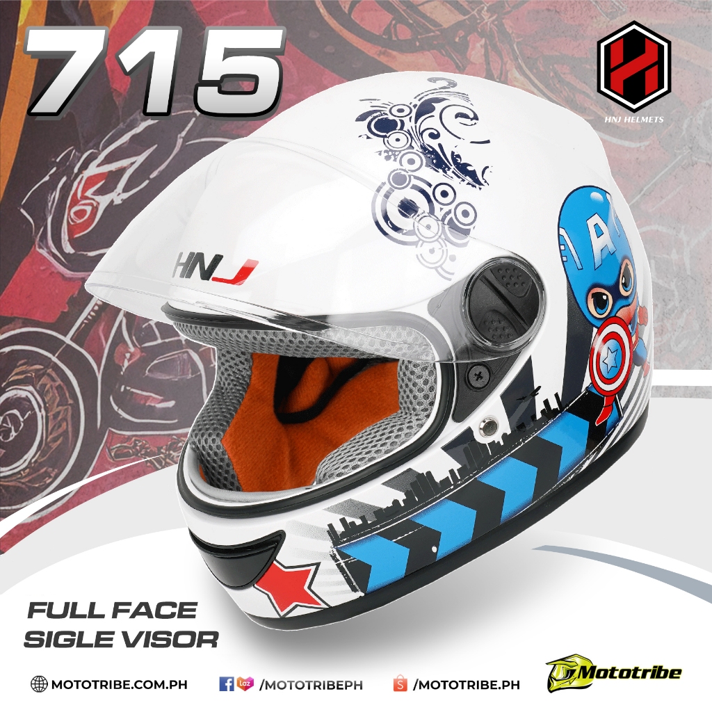 HNJ 715 helmet for kids 10 year old helmet kids girl helmets full face ...