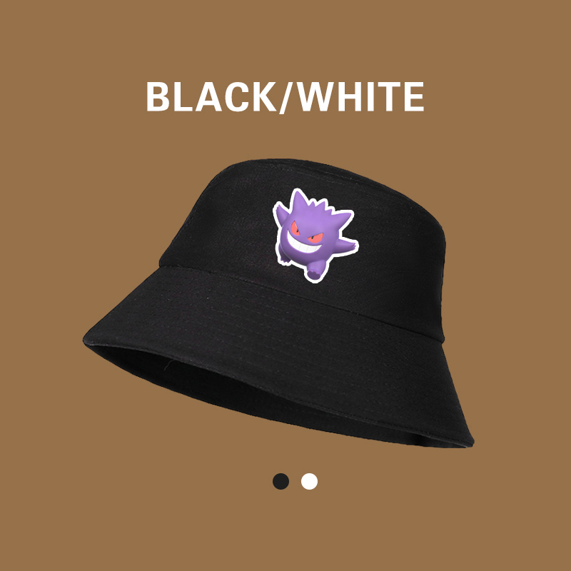 Pokemon Gengar Cap Bucket Hat Gengar Cap Fisherman Hat For Men And ...