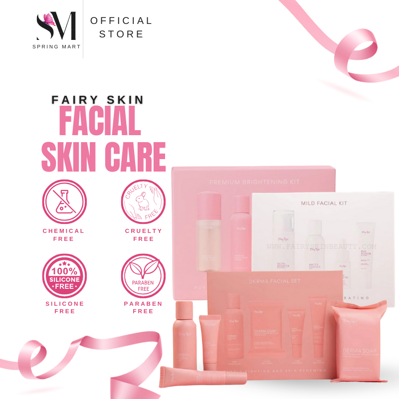 Fairy Skin Premium Brightening Kit Derma Facial Set Mild Facial Kit ...