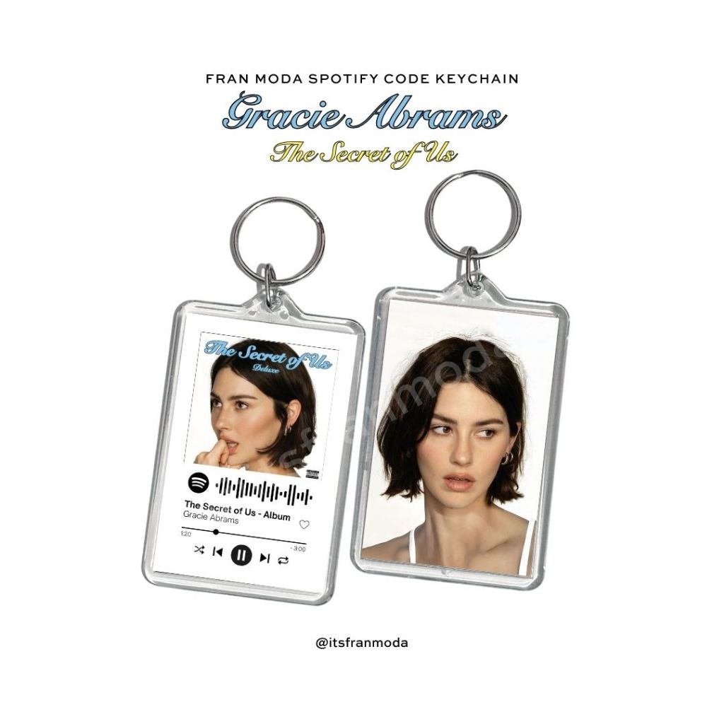 FRAN MODA | 7.5cm x 5cm fan made The Secret of Us Gracie Abrams ...