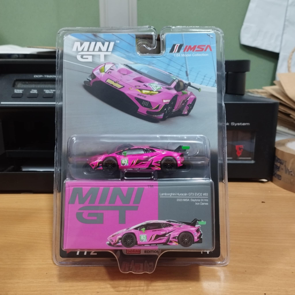 Mini GT 772 Lamborghini Huracan GT3 EVO2 83 (2023 IMSA Daytona 24 Hrs ...