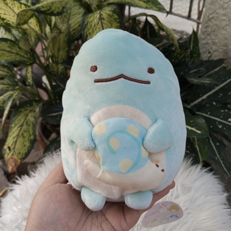 SAN-X Sumikko Gurashi TOKAGE Lizard With Minikko Snail 6 Inches Japan ...