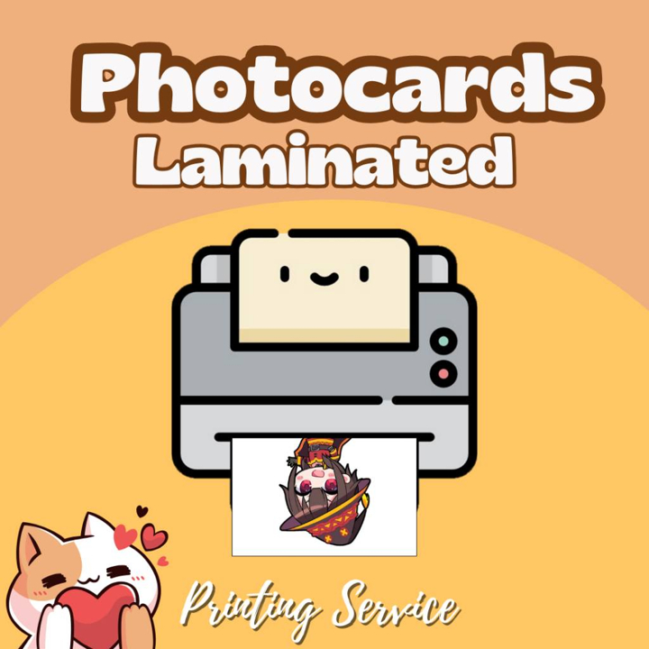 10pcs. ID like- Laminated Cos Cards/ Photocards Printing Service (back ...