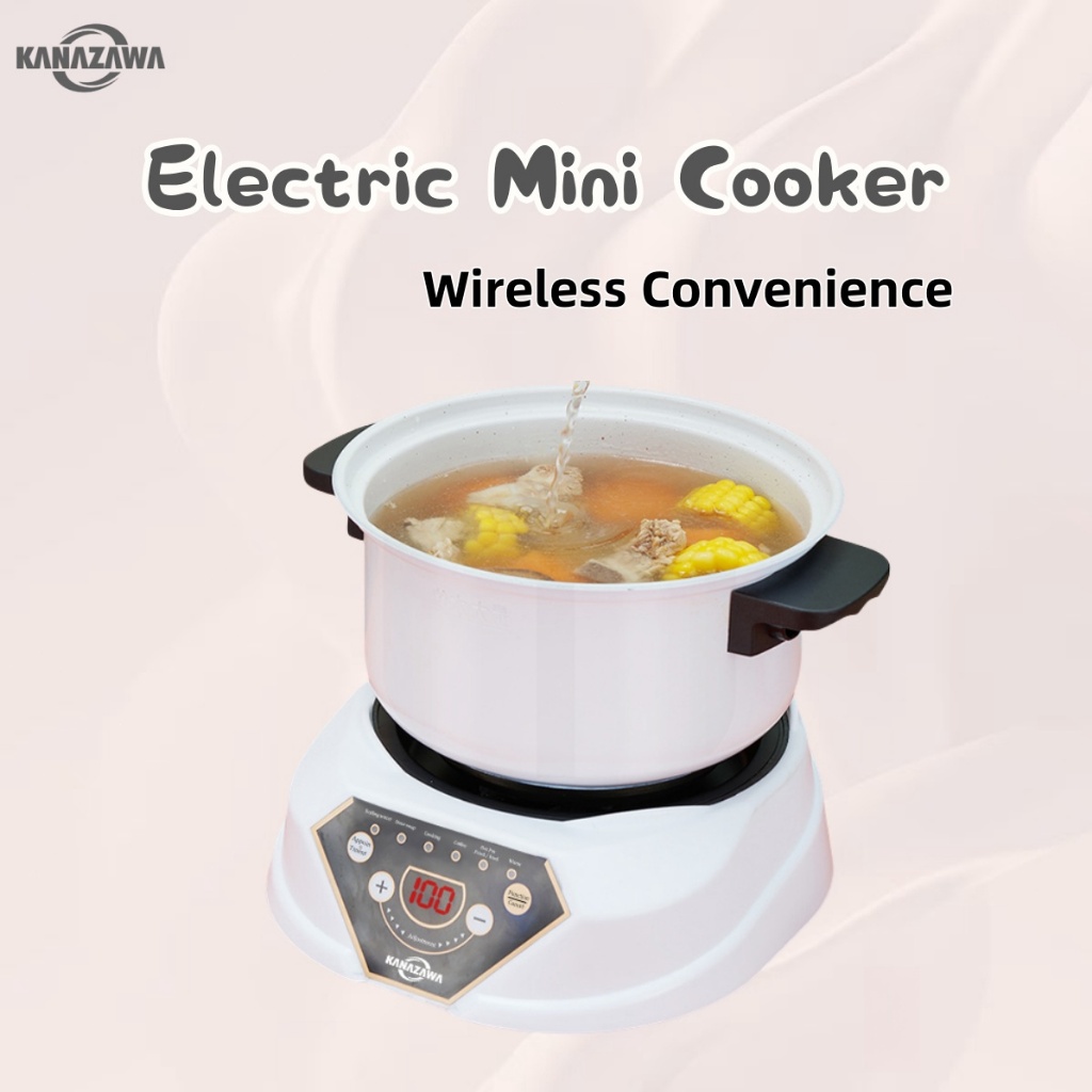 KANAZAWA 3L Mini Cooker Split Type Multifunctional Double Handle With ...