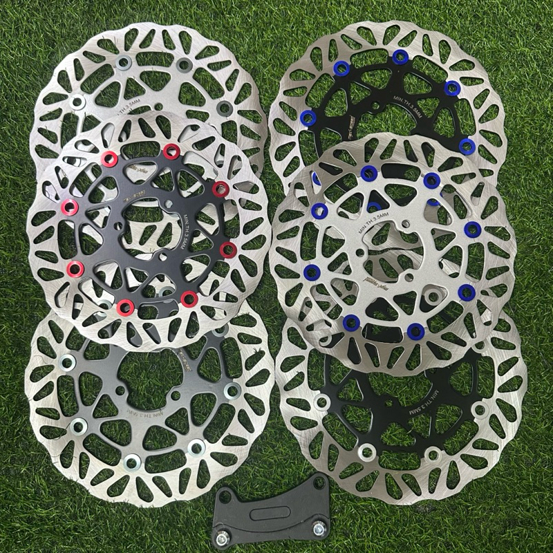 max speed Big disc 3holes w/bracket Mio i 125/M3 260mm(3holes) | Shopee ...