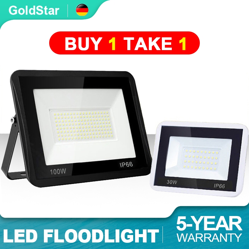 Gold Star LED Flood Light Waterproof Outdoor Lighting For Street Yard ...