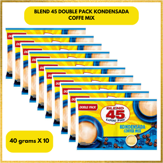 Blend 45 Kondensada Doble Pack Coffee Mix (40g x 10) | Shopee Malaysia