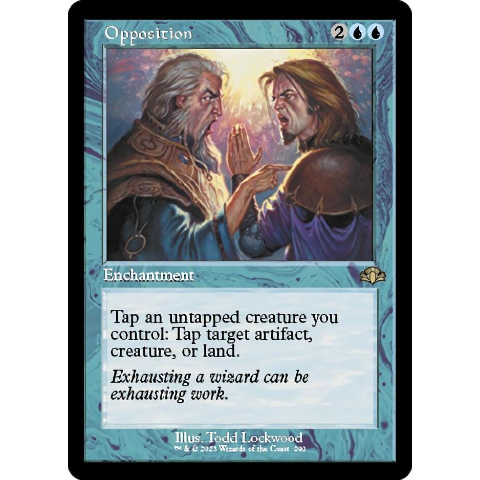 Mtg: Opposition (Retro Frame) - Dominaria Remastered (DMR) | Shopee ...
