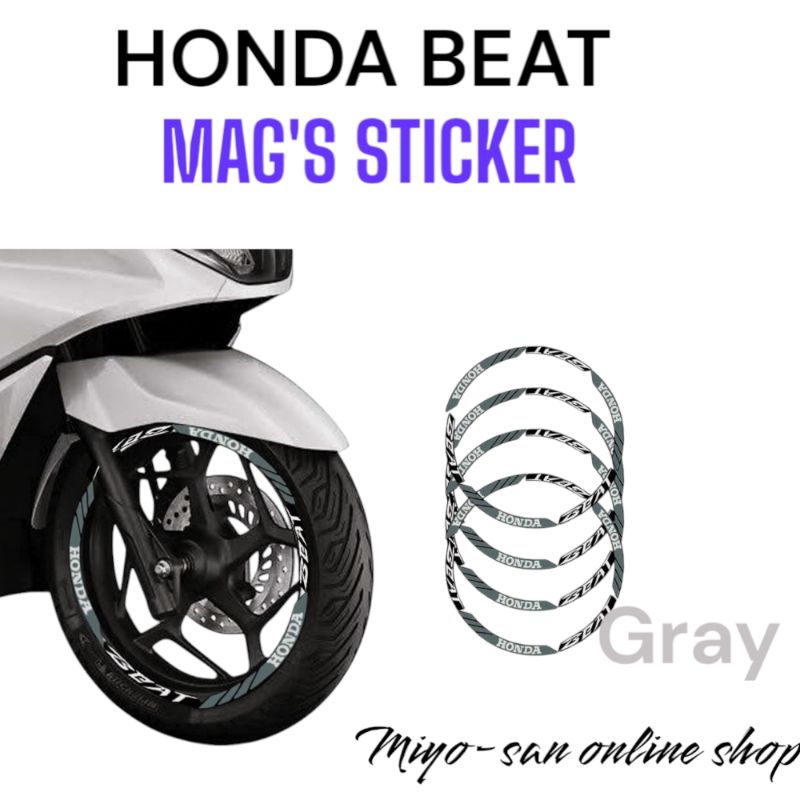 HONDA BEAT MAG'S STICKER | Shopee Malaysia
