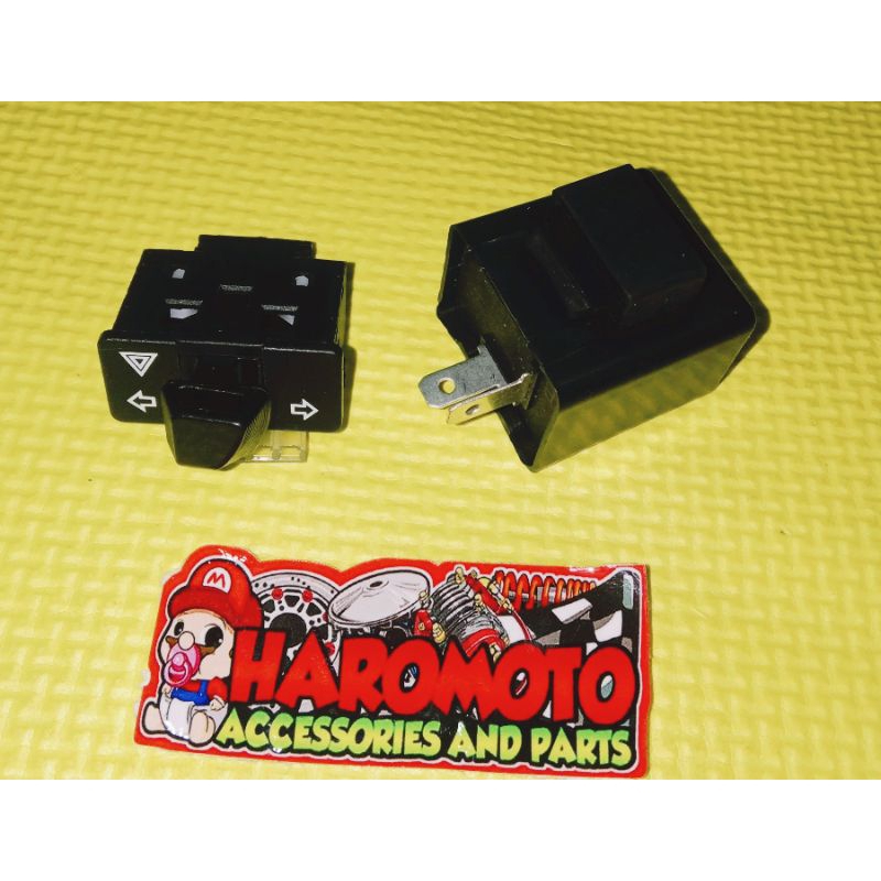 Signal Switch W/ Hazard For Honda Beat Fi V1 (Size Big Hazard) | Shopee ...