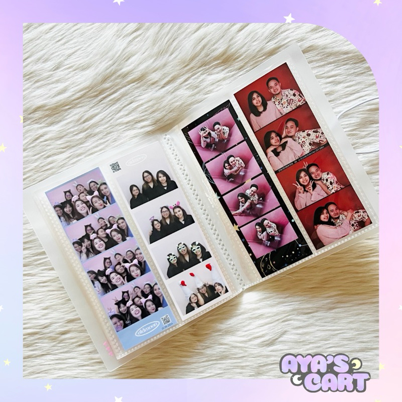 [DAISO KOREA] 4-cut photo album 80 pockets collect book photo strip ...