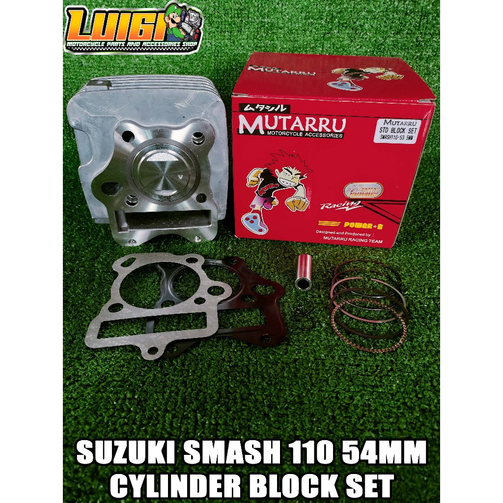 MUTARRU CYLINDER BLOCK SET FOR SUZUKI SMASH 110 54MM | Shopee Malaysia