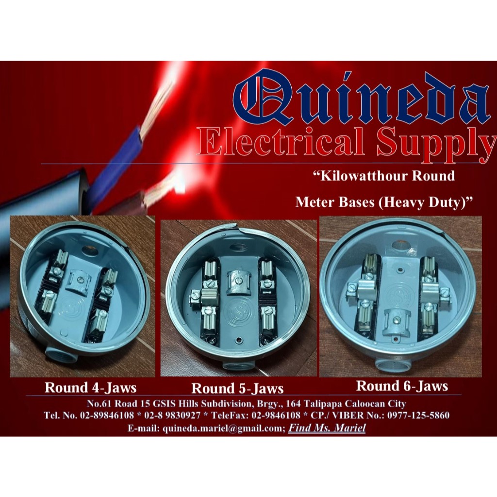 ROUND KILOWATTHOUR METER BASES/SOCKET US (HEAVY DUTY) | Shopee Malaysia