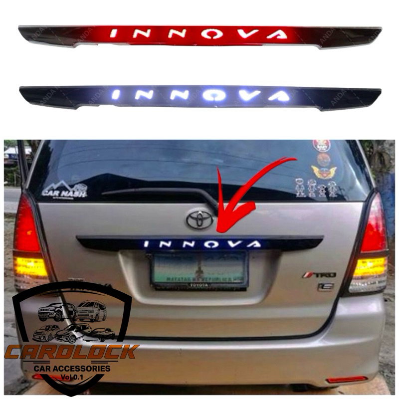 Toyota Innova 2012 - 2013 Trunk Lid with Light | Shopee Malaysia