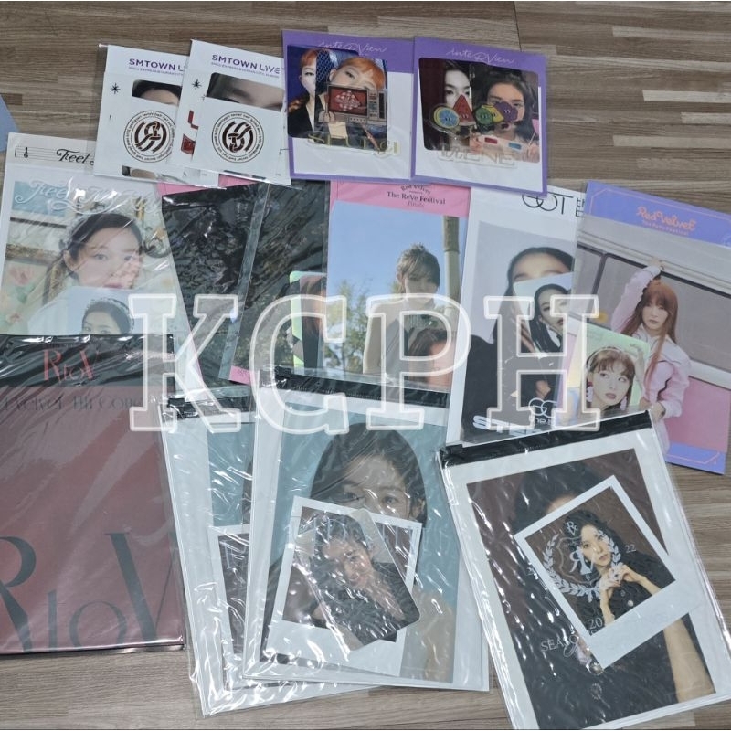 [OFFICIAL] RED VELVET IRENE SEULGI PHOTOCARD MD SET (SG, HOLO, STICKERS ...