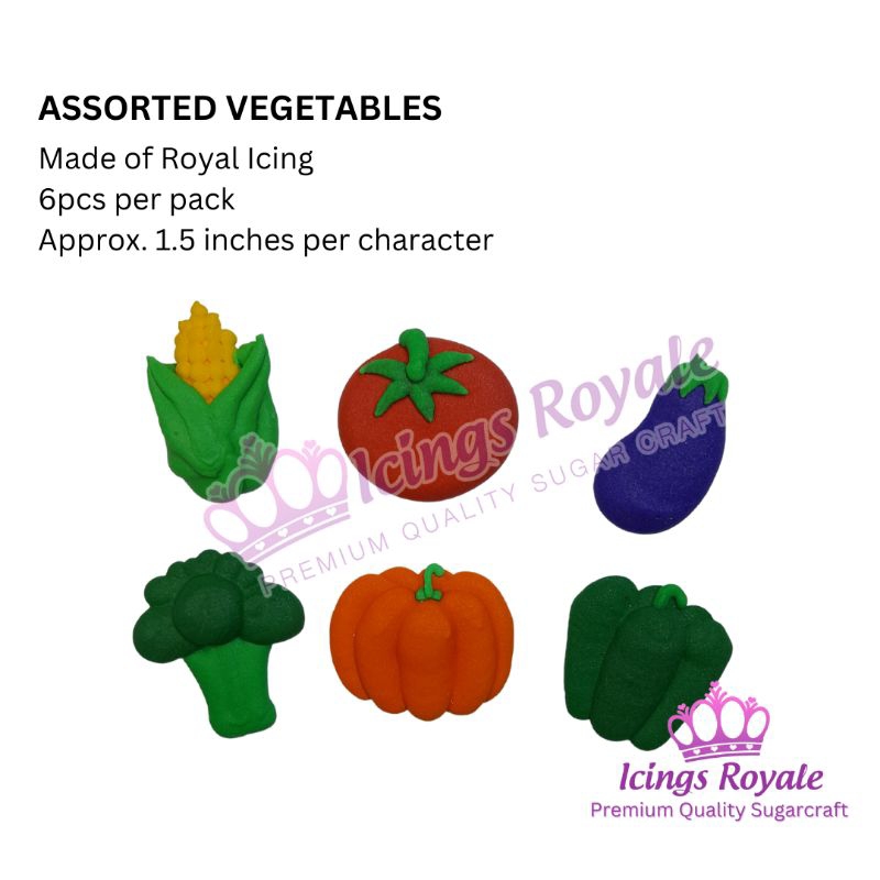 Vegetables Edible Cake and Cupcake Topper Candies | Shopee Malaysia