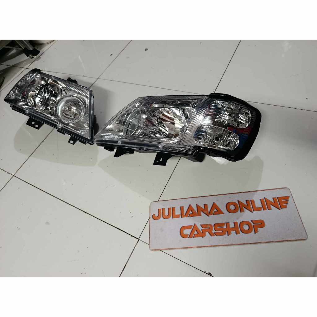 DEPO Headlight Head Lamp Assembly for Mitsubishi Adventure 2001 to 2004 ...