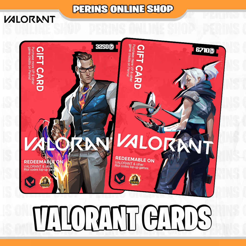 Valorant Points Cards with Free Stickers! | Shopee Malaysia
