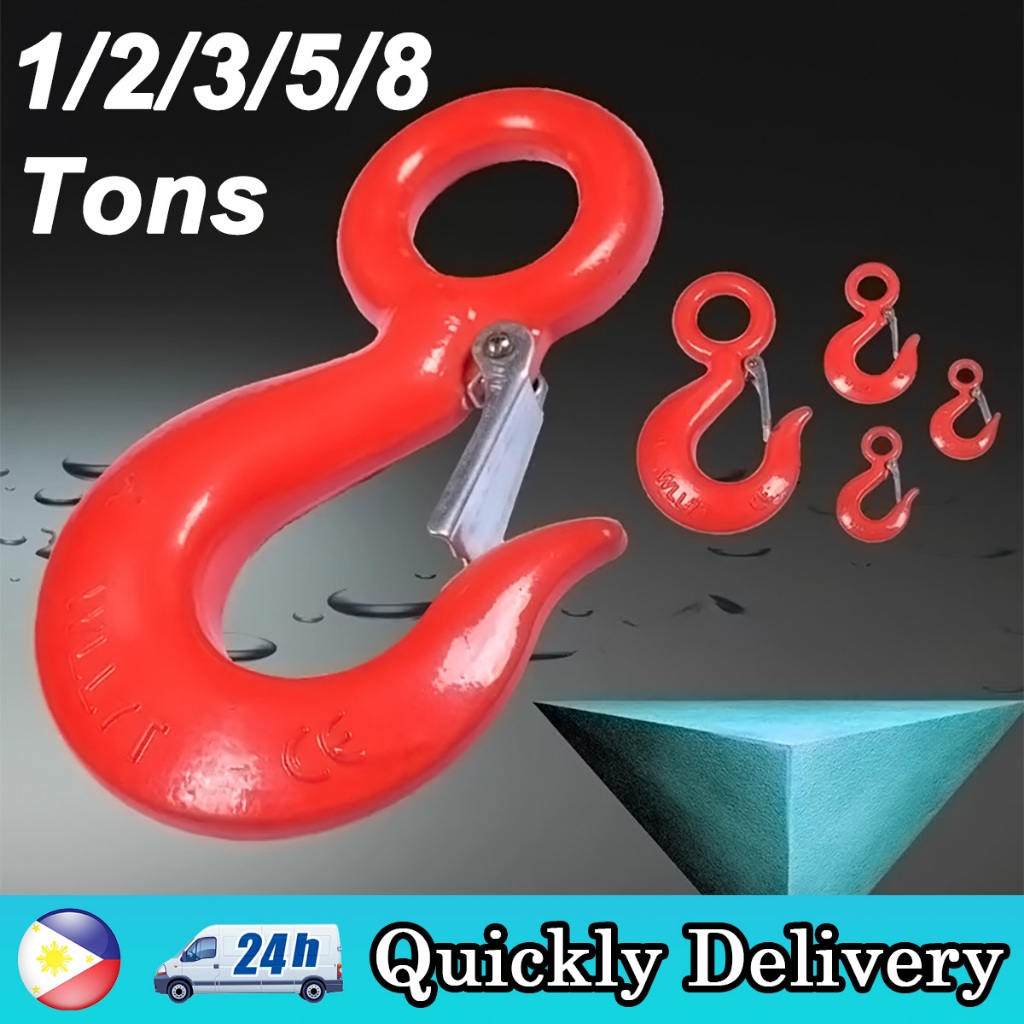 1 2 3 5 8 Tons Lifting Hook Heavy-duty Container Hook Large Tonnage ...