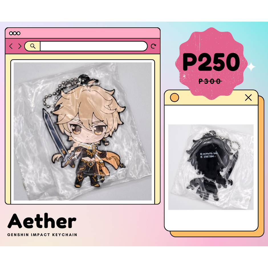 Official Genshin Impact Gacha Keychains | Shopee Malaysia