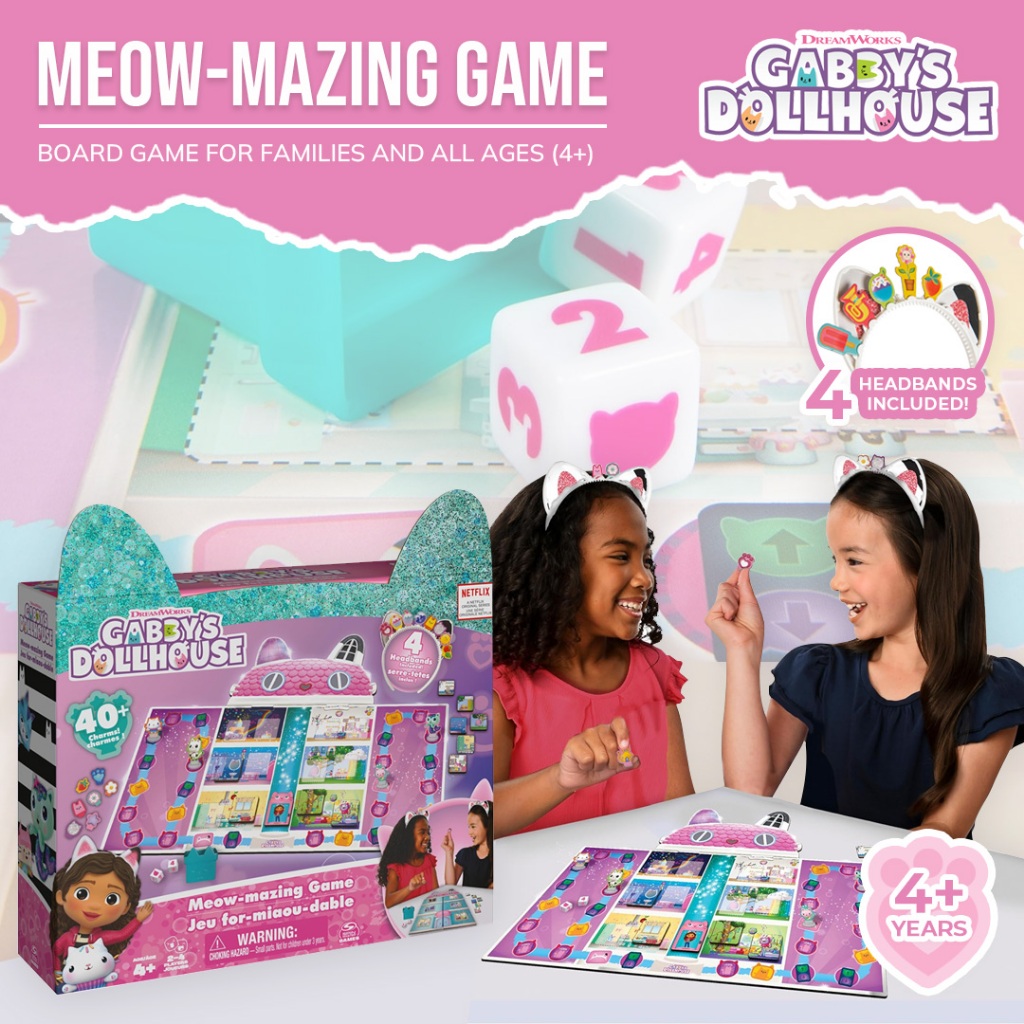 Gabby’s Dollhouse Meow-Mazing Board Game | Shopee Malaysia