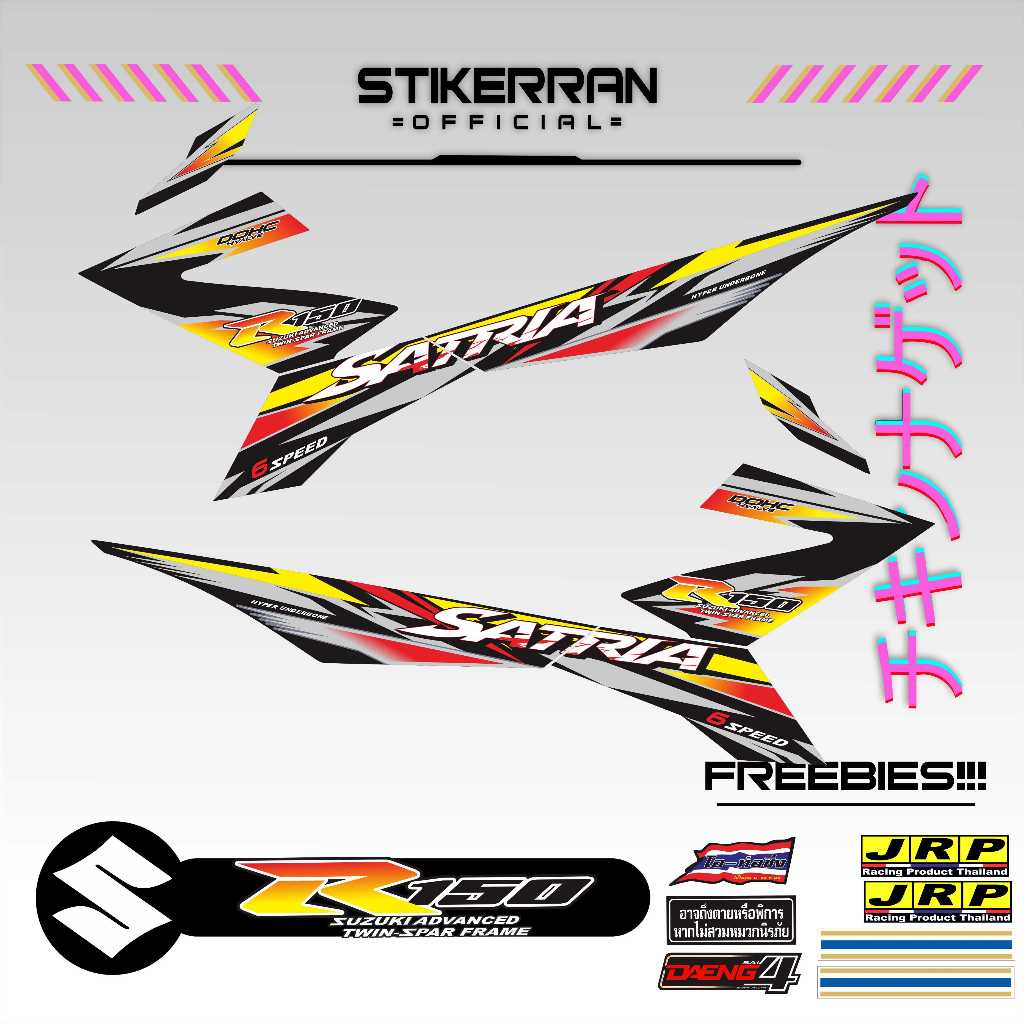 RAIDER 150FI 2025 MIKKO DESIGN DECALS | Shopee Malaysia