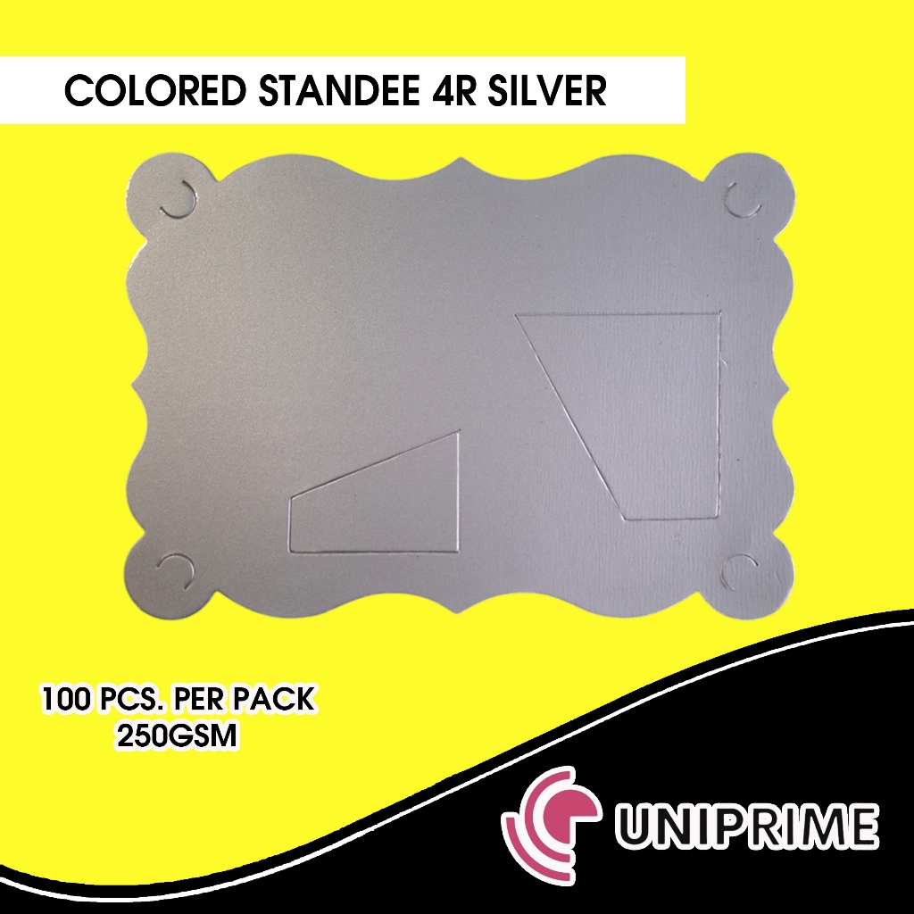 COLORED STANDEE 4R CURVE SILVER | Shopee Malaysia