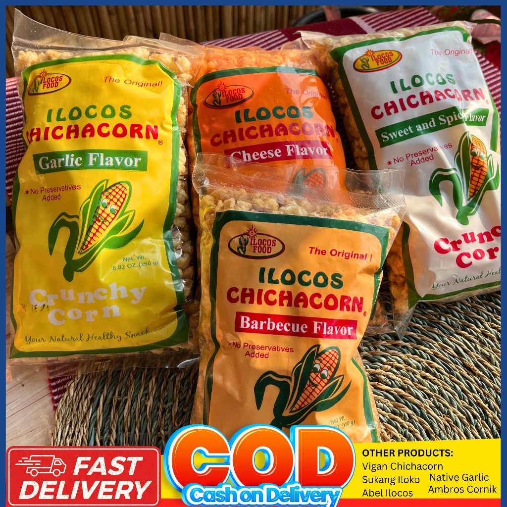 Ilocos Chichacorn cornik cornick garlic Ilocos Chichacorn Snacks Vigan ...