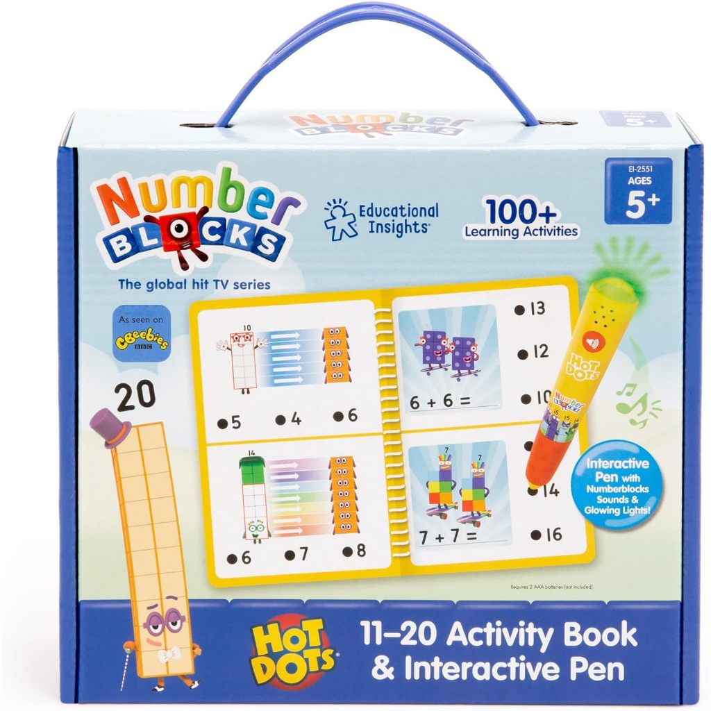 Learning Resources Hot Dots Numberblocks 11-20 Activity Book | Shopee ...