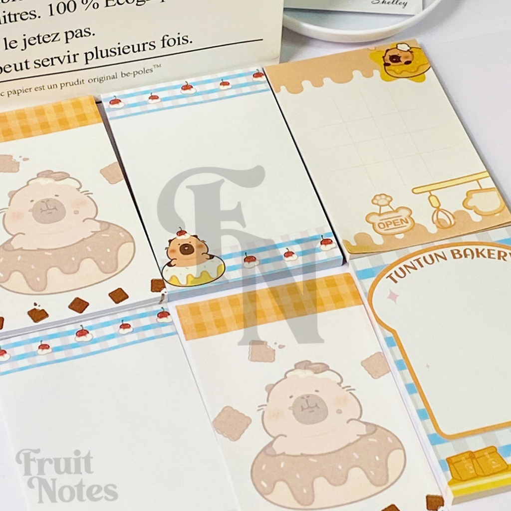 SN453 50 sheets Capybara Themed Notepad (11x7 CM) | Shopee Malaysia