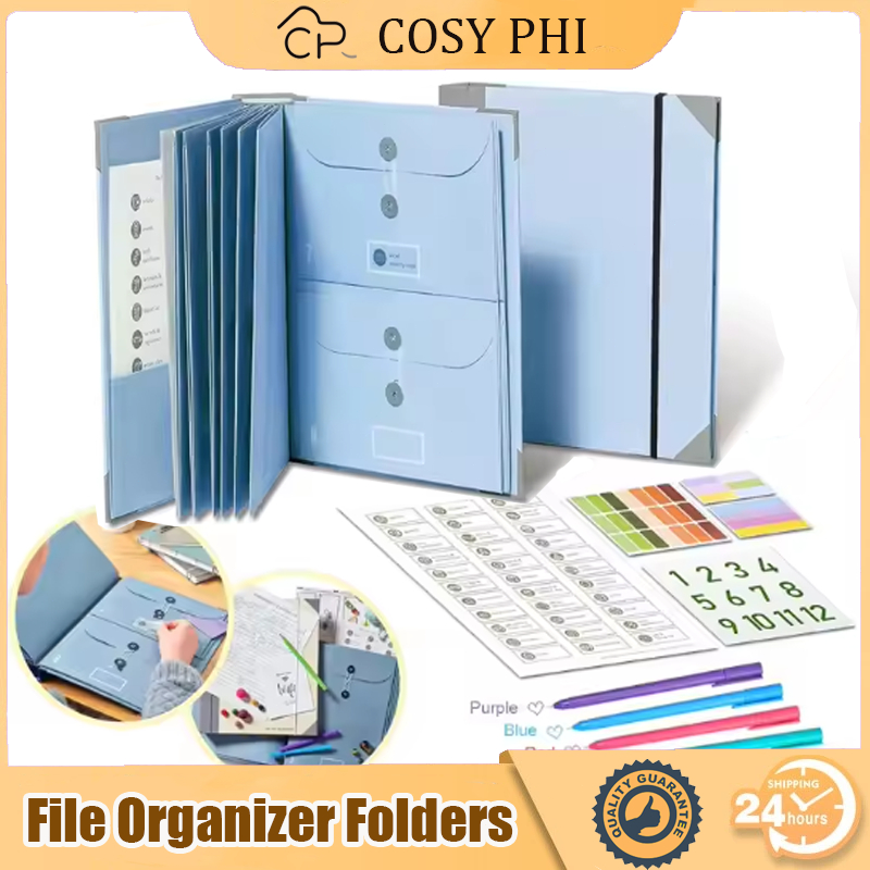COSYPHI File Organizer Folders Expanding File Holder Document Organizer ...