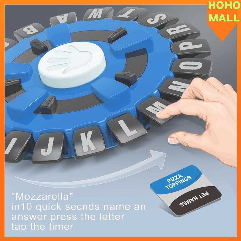 Word Game Fast-Paced Spelling Words Kids Educational Puzzle Toy Family ...