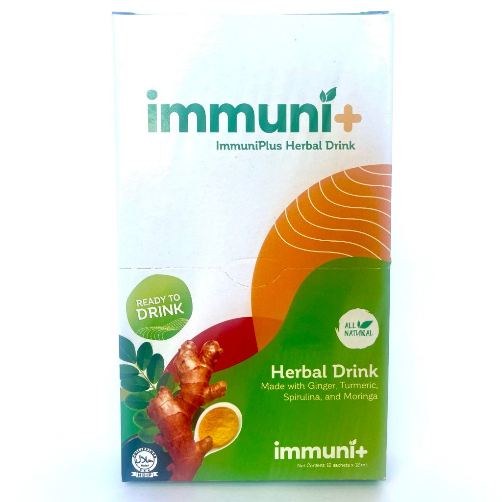 Immuni+ ImmuniPlus Herbal Drink 12 Sachets x 12 mL | Shopee Malaysia