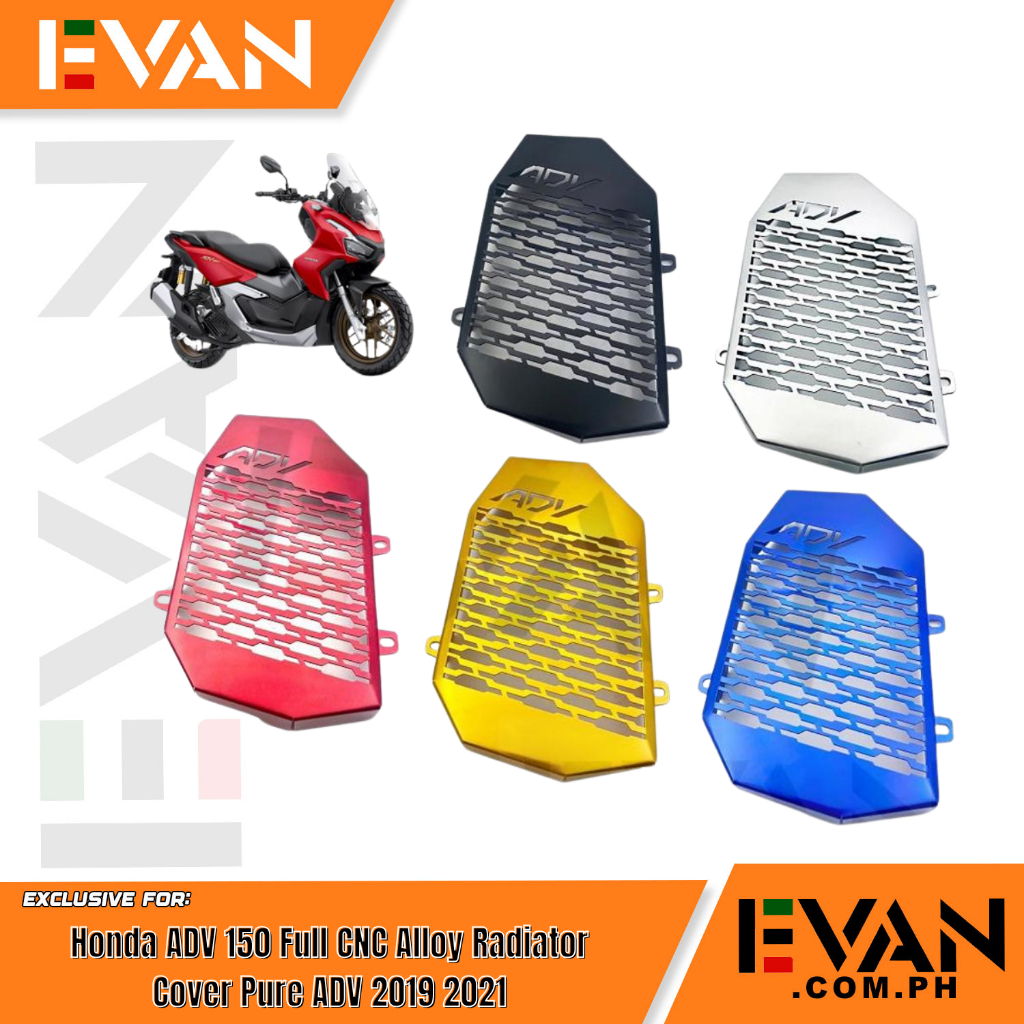 Honda ADV 150 Full CNC Alloy Radiator Cover Pure ADV 2019 2021 ...