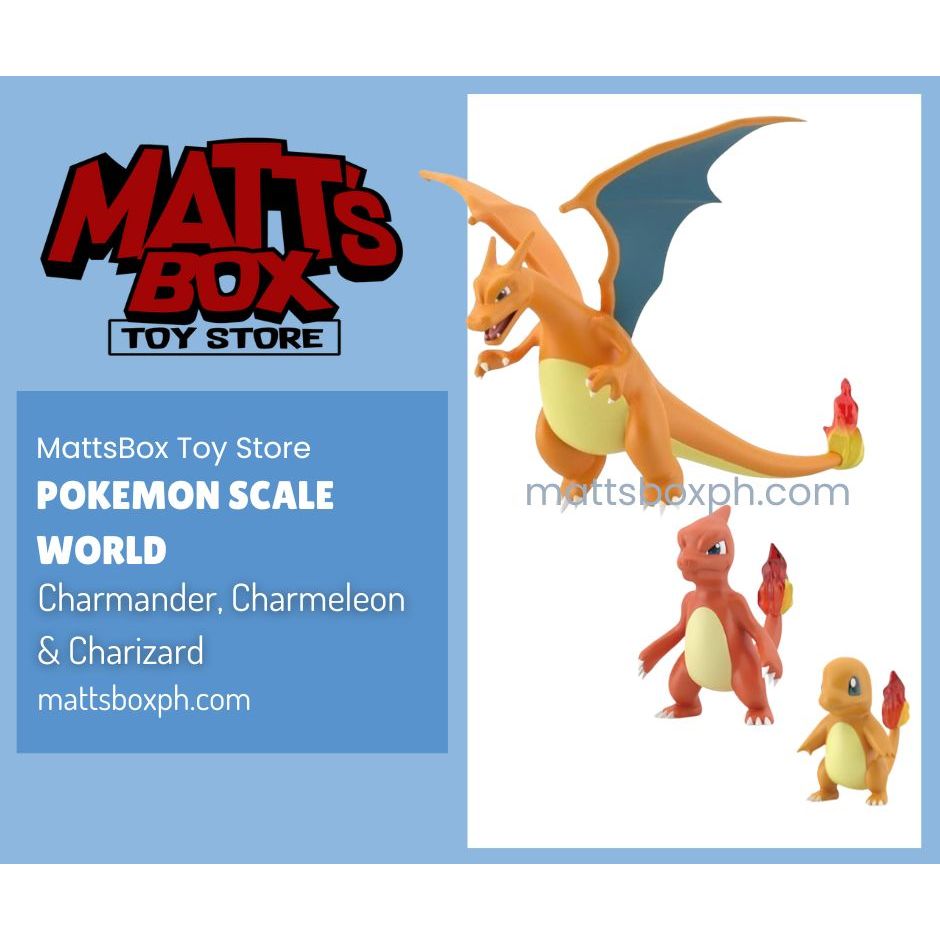 [0525] Pokemon Scale World Evo - Charmander, Charmeleon & Charizard ...