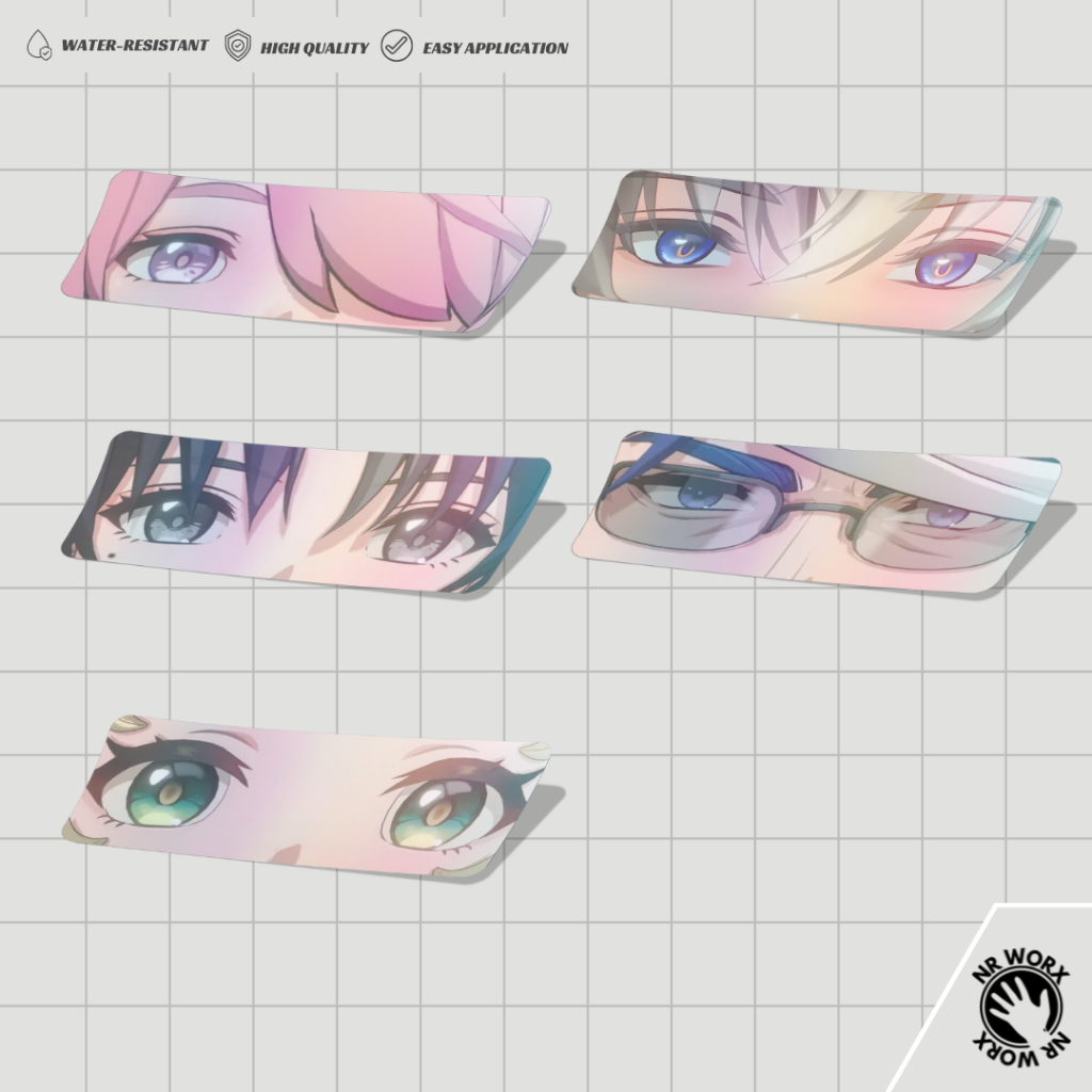 Wuthering Waves Wuwa Character Batch 3 Holographic Sticker Gaming Anime ...