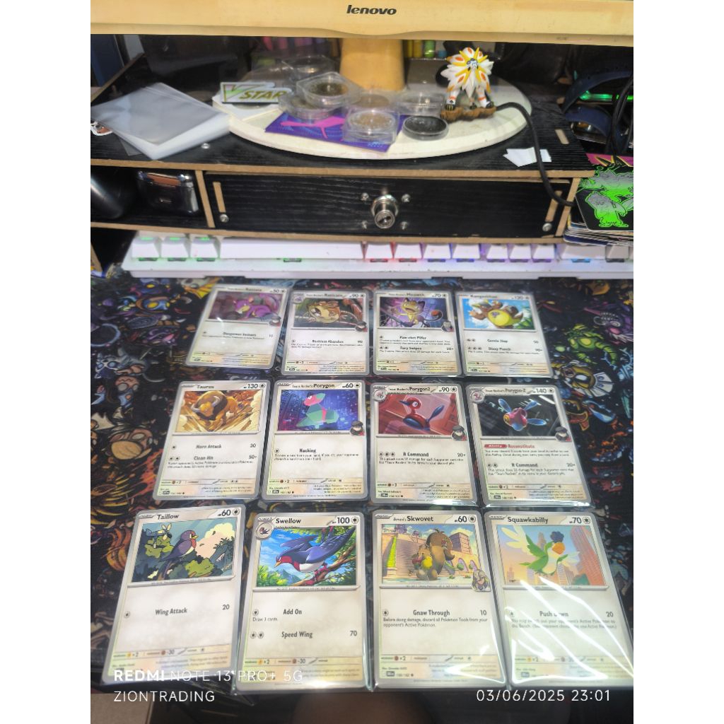 Pokemon TCG Destined Rivals Colorless Type Common/Uncommon/Reverse ...