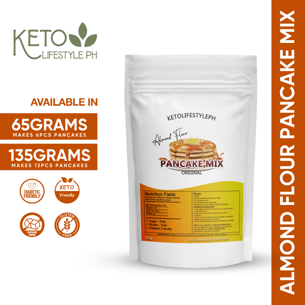 Keto Pancake Mix (Lowcarb/Gluten-Free/Sugar-Free) | Shopee Malaysia
