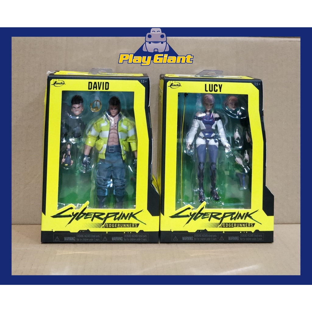Jada Lucy and David SET (Cyberpunk Edgerunners) 1/12 Action Figure ...