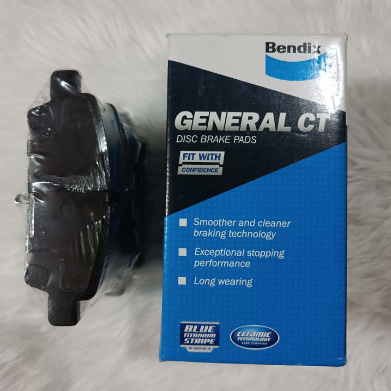 BENDIX Rear Disc Brake Pad DB1686 GCT for Lancer '03-'10 CS3 Cedia ...