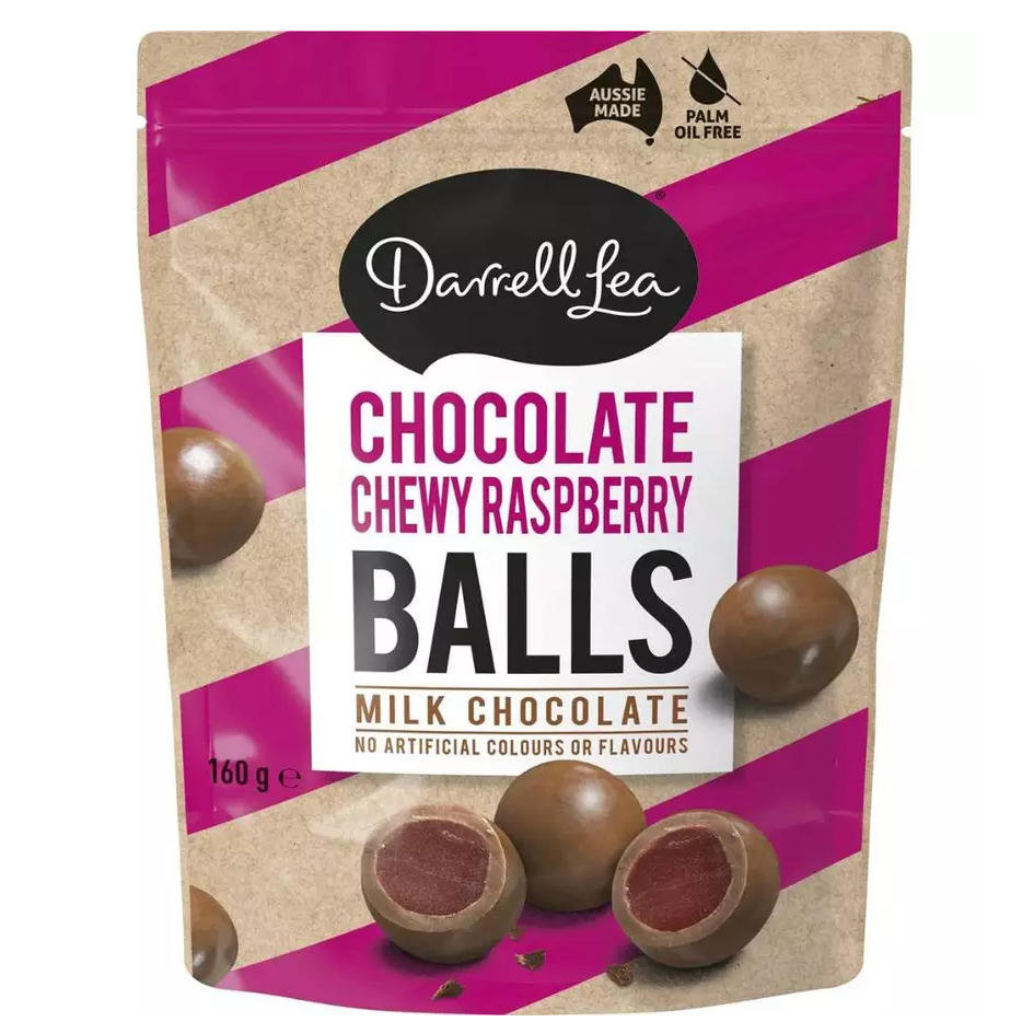 Darrell Lea Chocolate Raspberry Balls 160g (expiry July 2025) | Shopee Malaysia