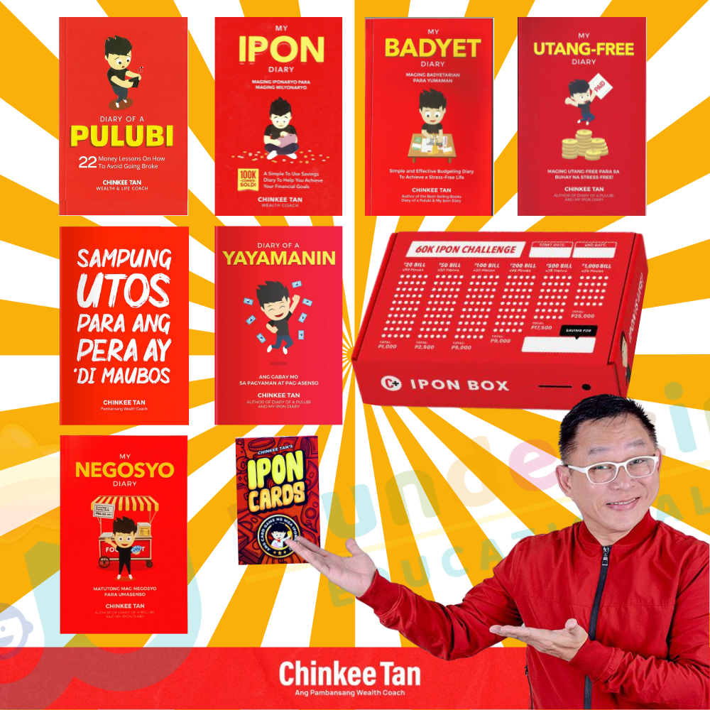 CHINKEE TAN BOOKS (DIARY OF A PULUBI/ IPON/ BADYET/ UTANG-FREE/ NEGOSYO/ YAYAMANIN/ SAMPUNG UTOS ...