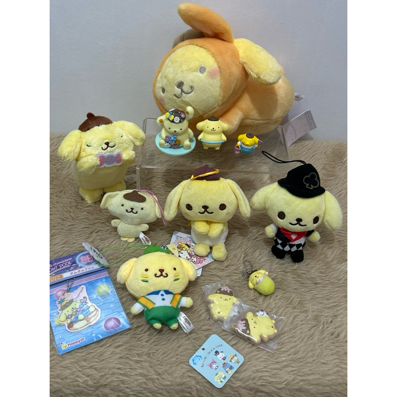 PompomPurin Sanrio Official Stuffed toys,keychains and mini figures ...
